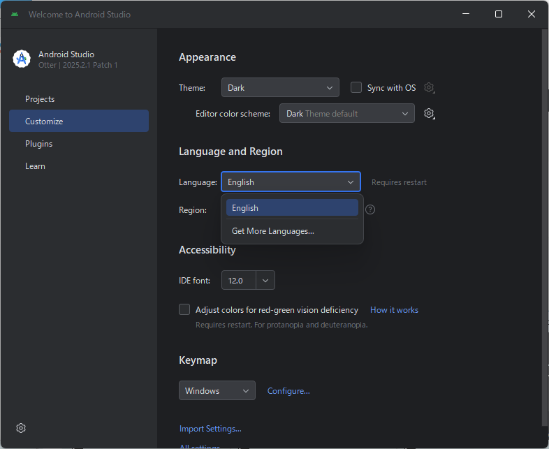 Android Studio Otter日本語化！最新版インストール手順と設定完全ガイド